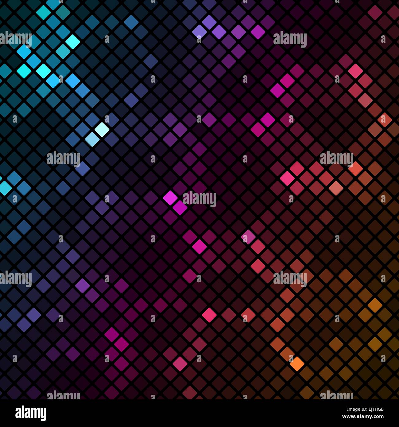 Digital hexagon pixel mosaic hi-res stock photography and images - Alamy