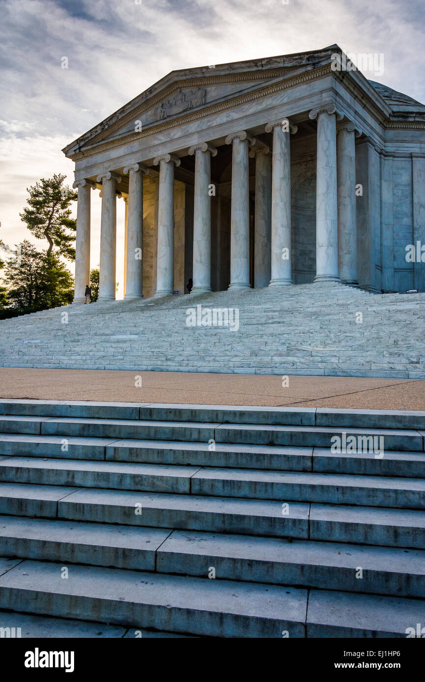 Stairs to the Thomas Jefferson Memorial, in Washington, DC Stock Photo ...