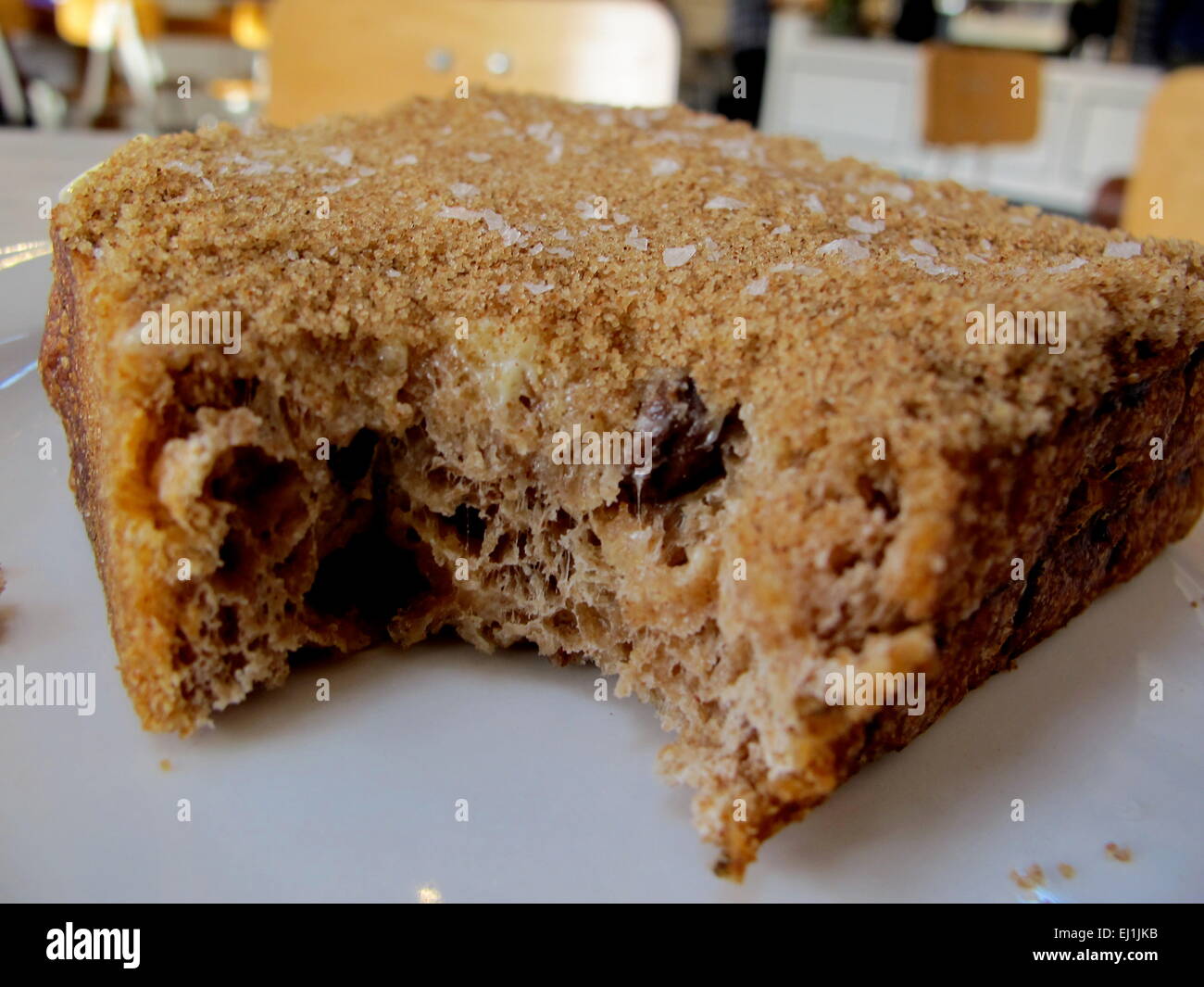 San Fransisco, USA. 12th Mar, 2015. A piece of toast with cinnamon and ...
