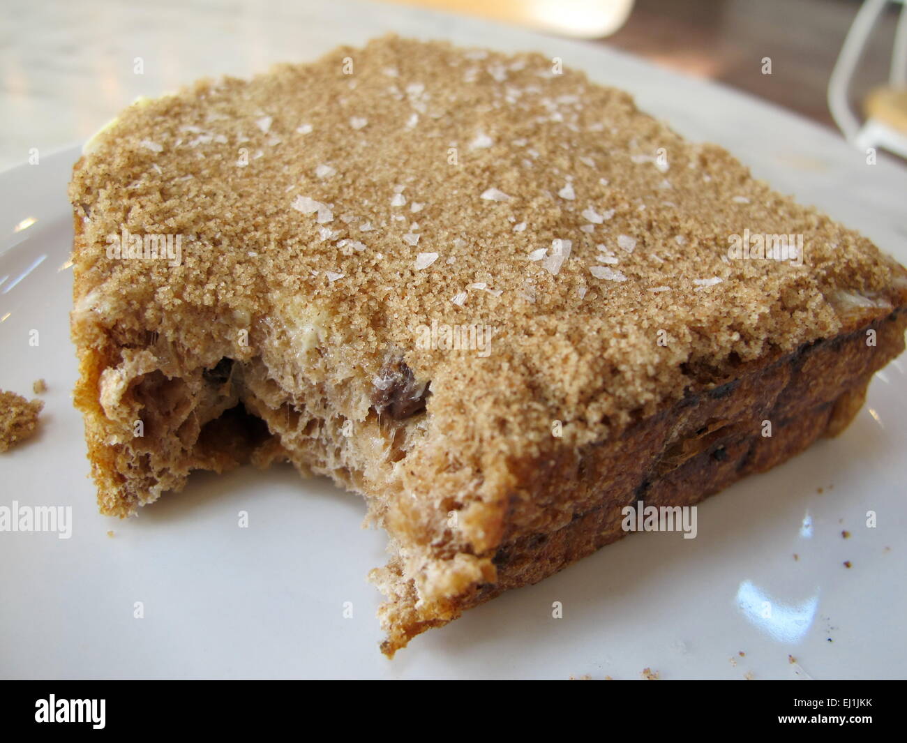 San Fransisco, USA. 12th Mar, 2015. A piece of toast with cinamon and ...