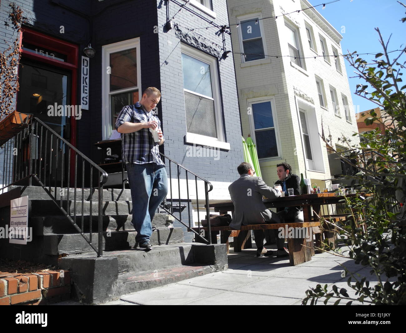 Washington, USA. 12th Mar, 2015. The restaurant 'Duke's Grocery' in ...