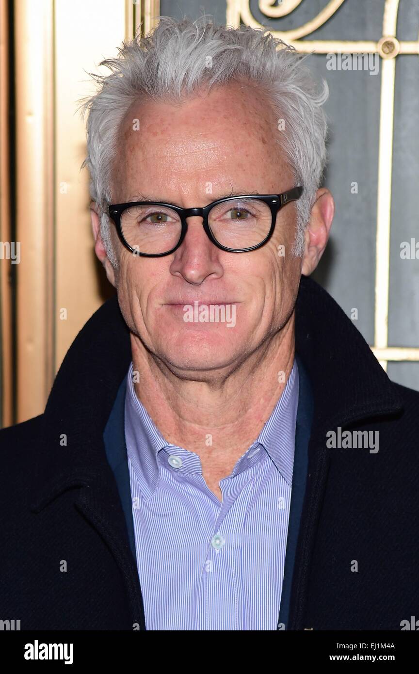 New York, NY, USA. 19th Mar, 2015. John Slattery at arrivals for THE ...