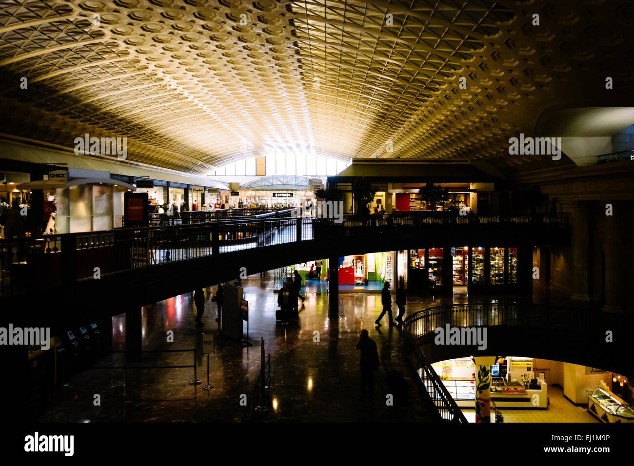 The interior of Union Station, in Washington, DC Stock Photo - Alamy