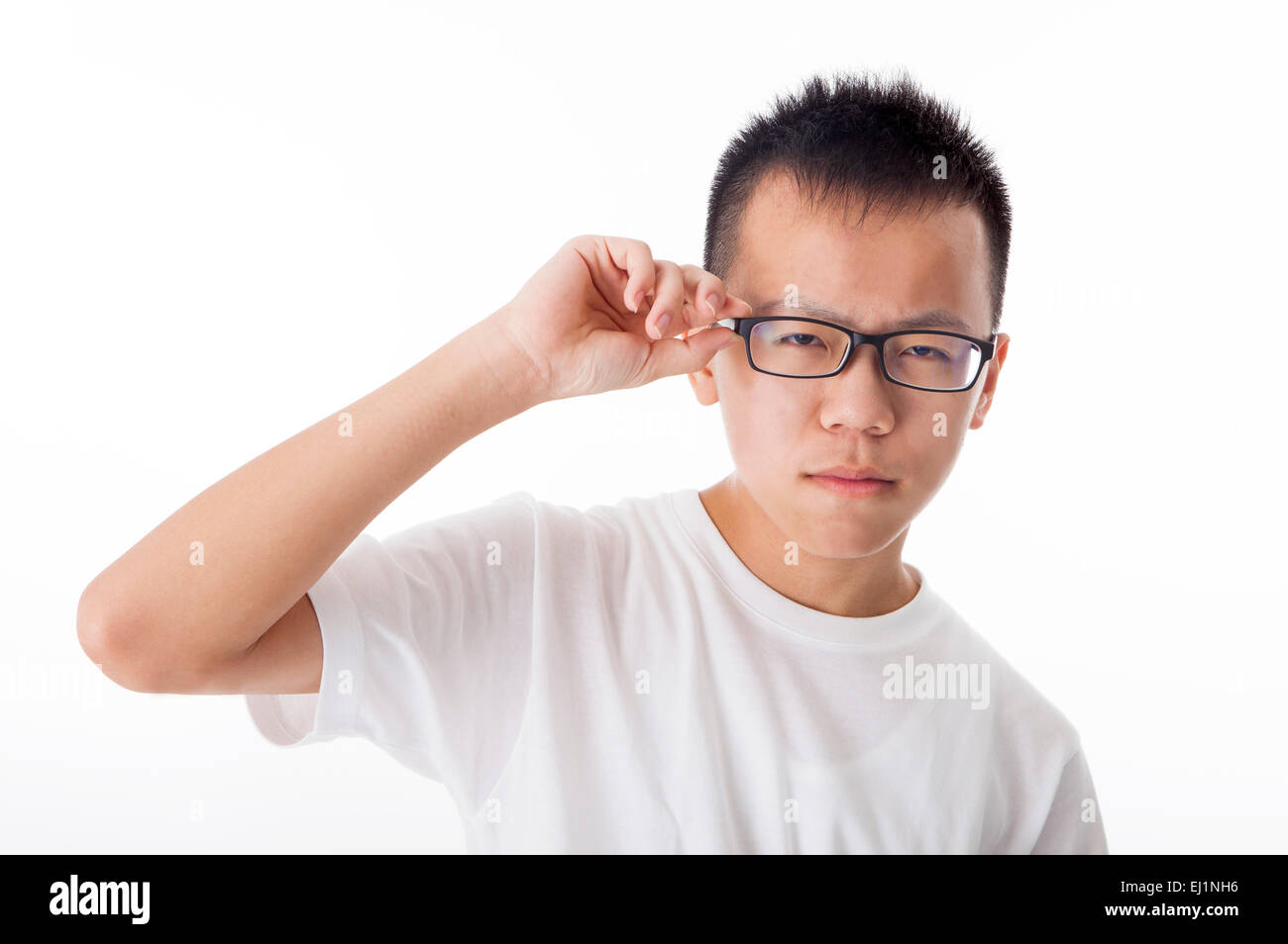 Hands on glasses hi-res stock photography and images - Alamy