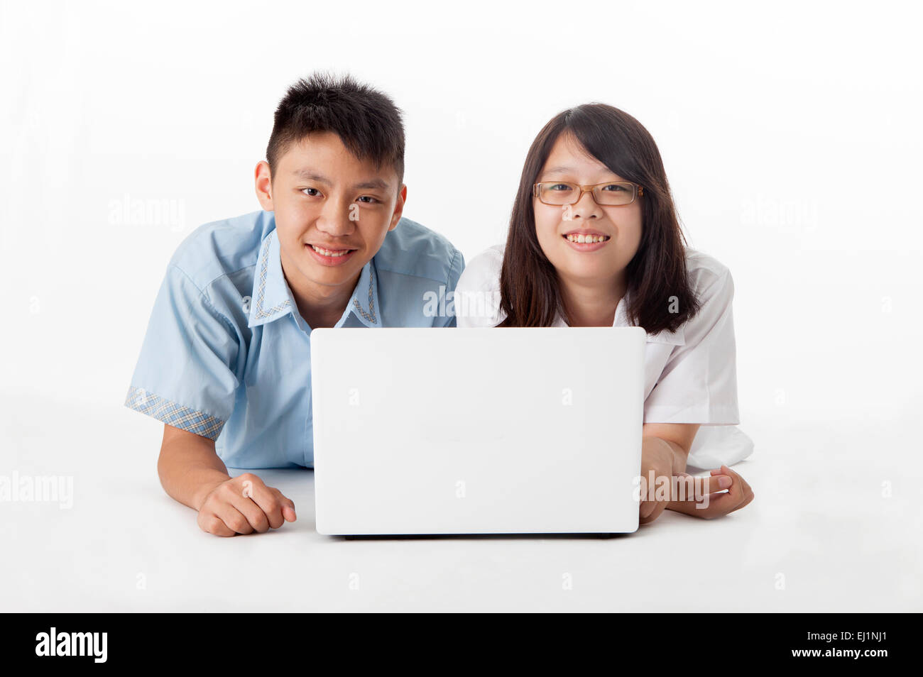Teenage uniform back hi-res stock photography and images - Alamy