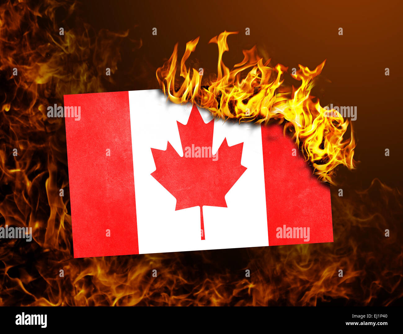 Canada war flag hi-res stock photography and images - Alamy