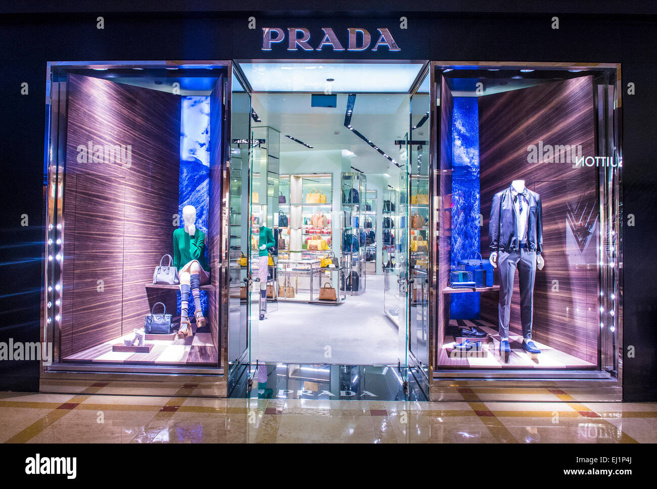 Exterior of a Prada store in Las Vegas strip Stock Photo - Alamy