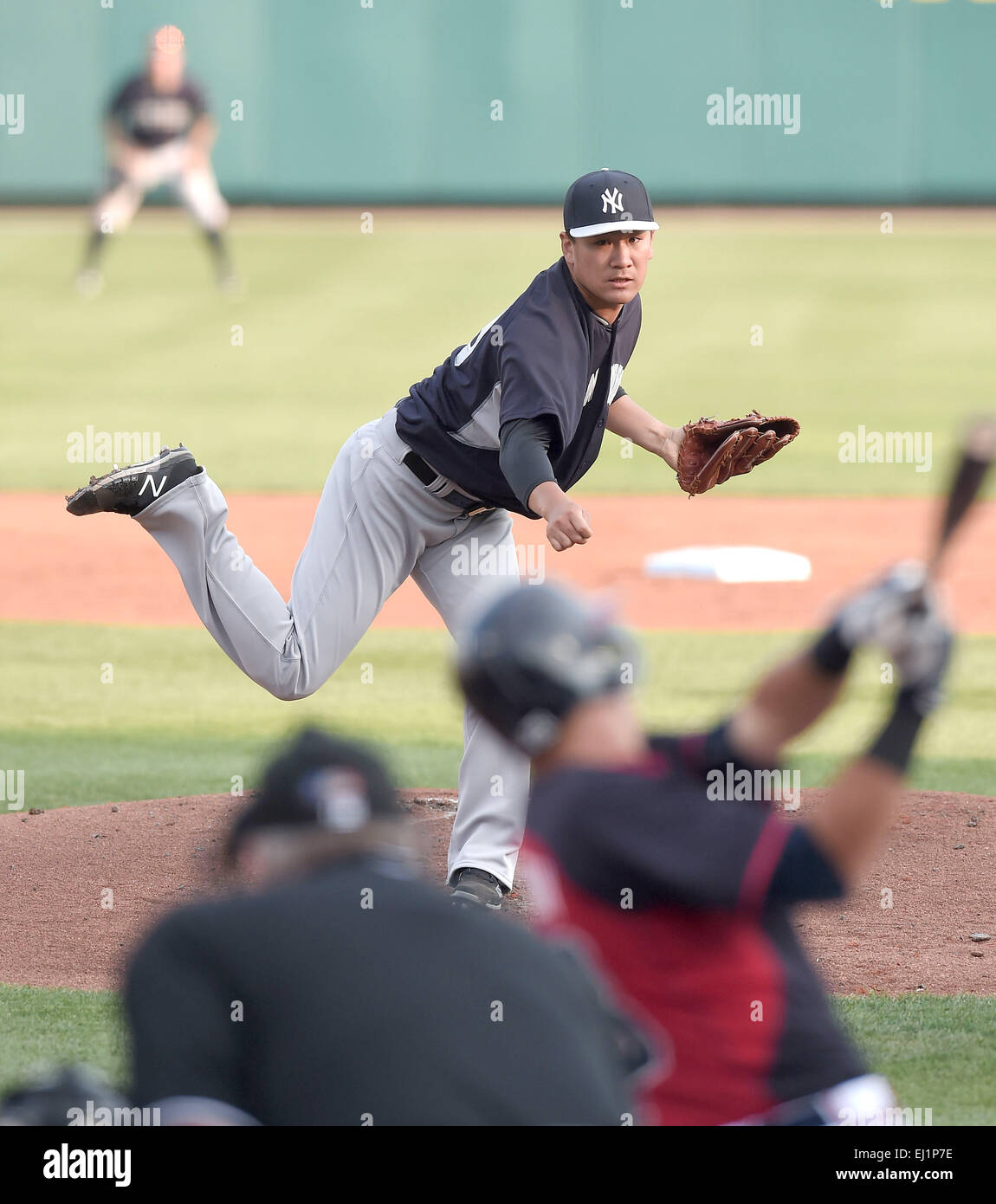 Lake Buena Vista, Florida, USA. 18th Mar, 2015. Masahiro Tanaka ...