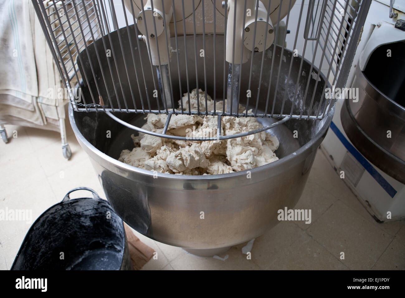 Food processor to kneading dough for bread. Manufacturing process of ...