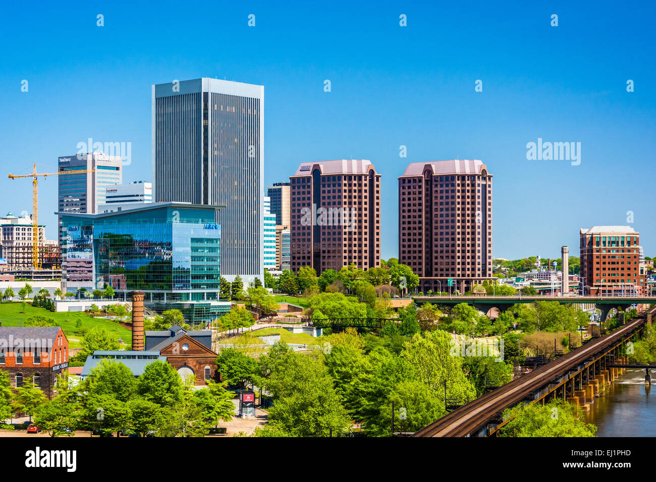 Richmond virginia skyline hi-res stock photography and images - Alamy