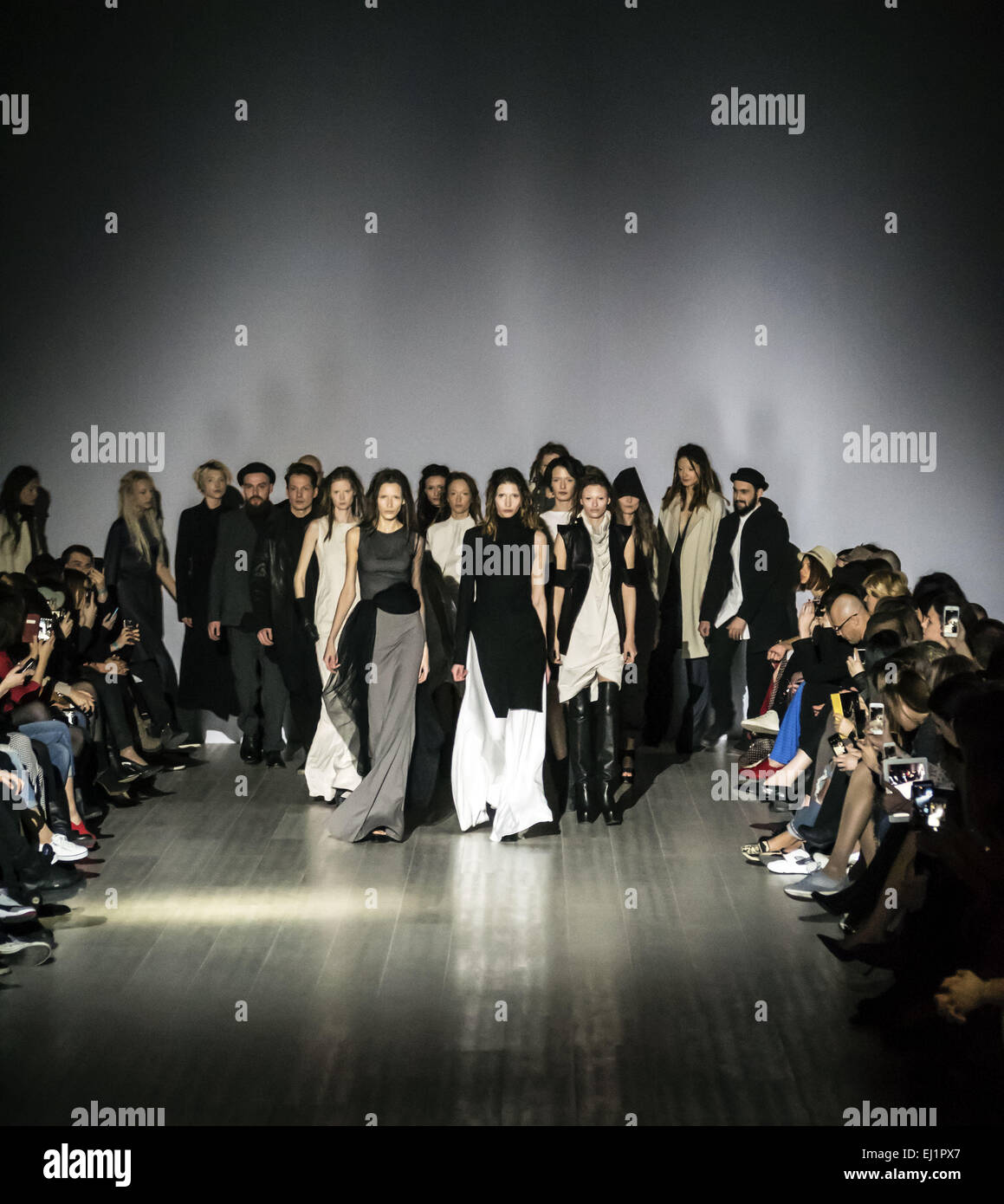 The model shows a new collection of Bevza clothing brand the 36th ...