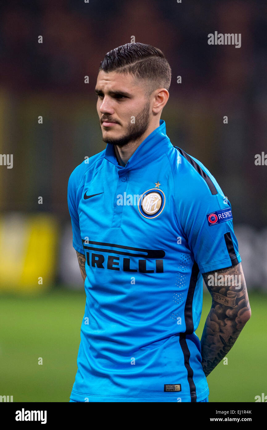 Milan, Italy. 19th Mar, 2015. Mauro Icardi (Inter) Football/Soccer ...