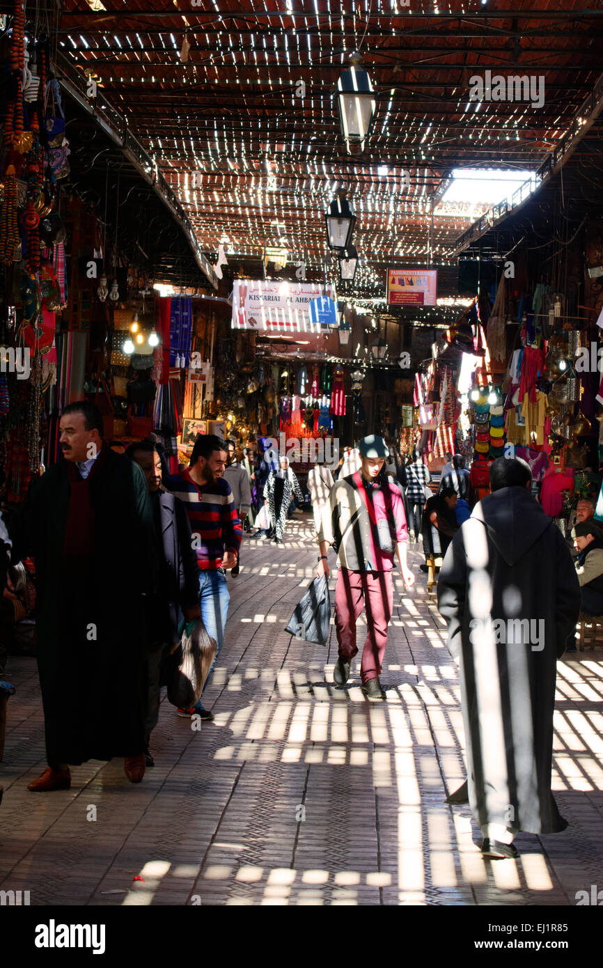 Morocco marrakech city center hi-res stock photography and images - Alamy