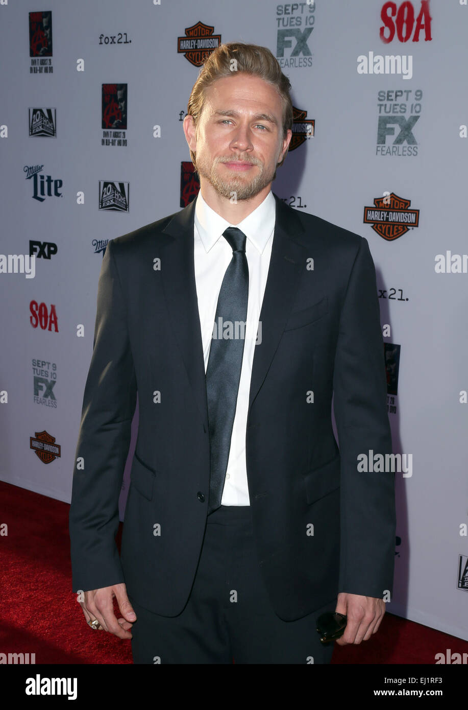 FX's 'Sons Of Anarchy' premiere - Arrivals Featuring: Charlie Hunnam Where: Los Angeles ...