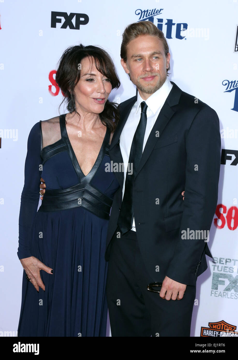 FX's 'Sons Of Anarchy' premiere - Arrivals Featuring: Katey Sagal,Charlie Hunnam Where: Los ...