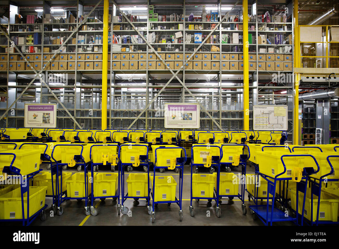 Distribution center of Amazon Poland WRO2 Stock Photo - Alamy
