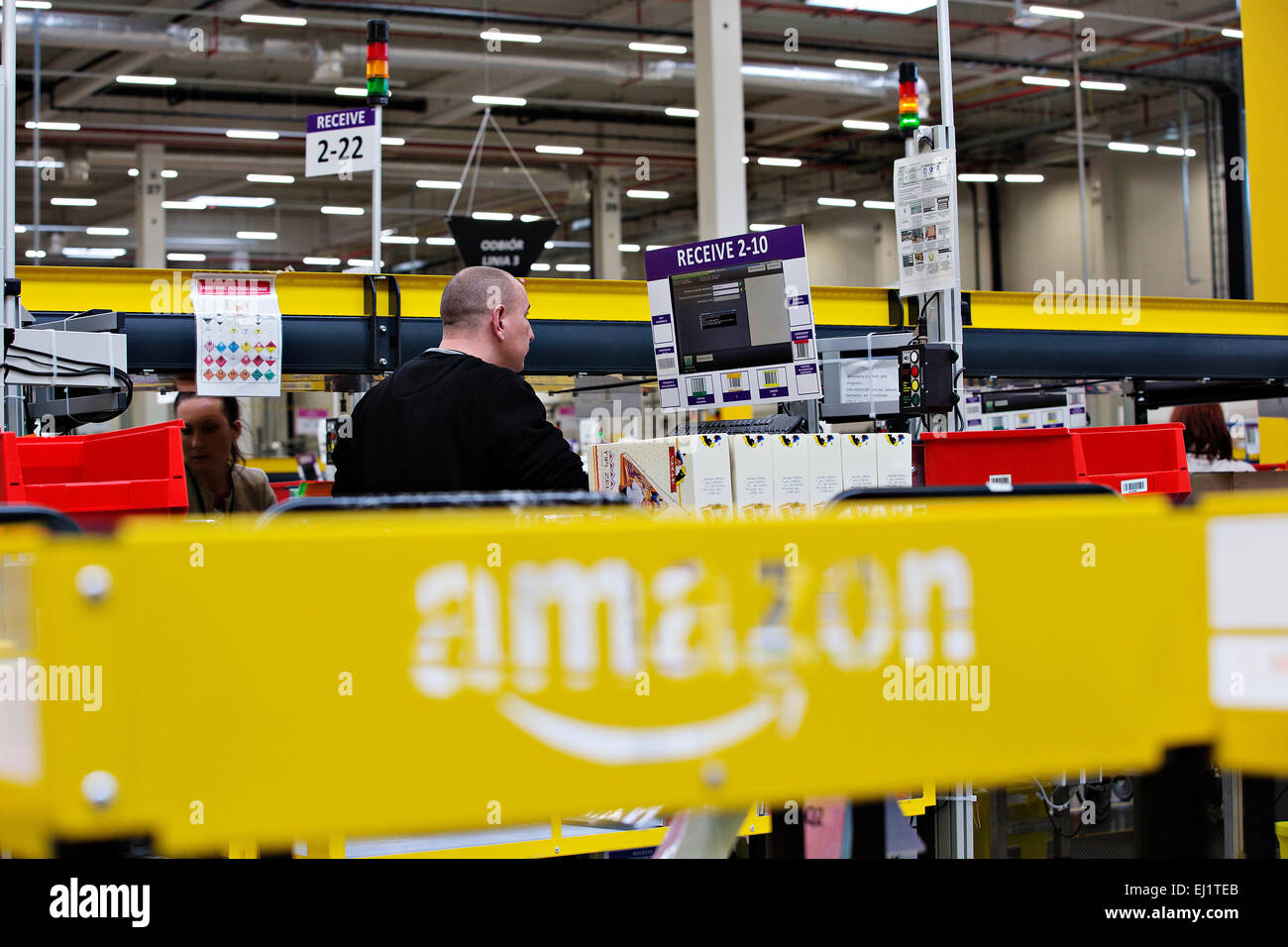 Distribution center of Amazon Poland WRO2 Stock Photo - Alamy