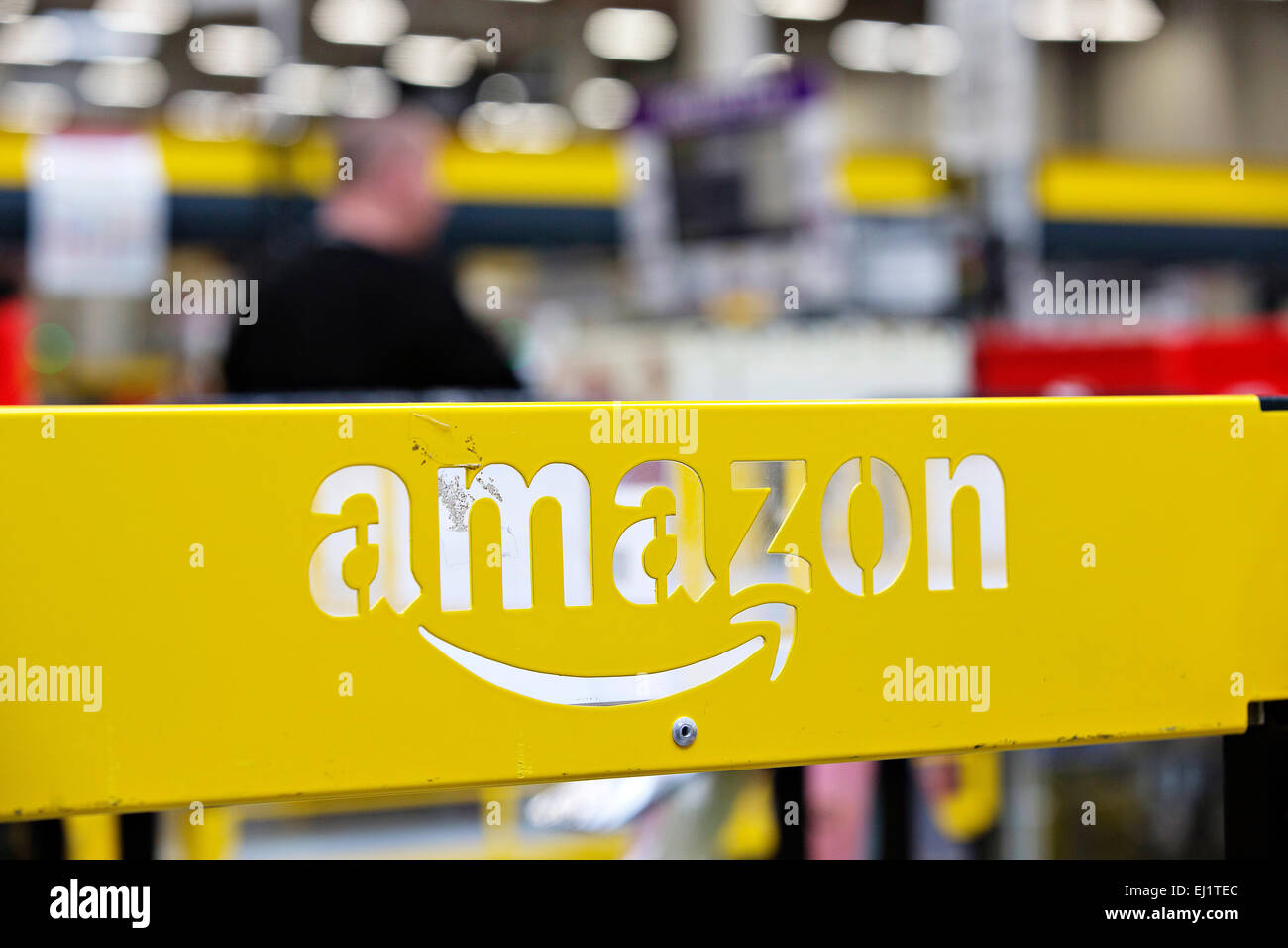 Distribution center of Amazon Poland WRO2 Stock Photo - Alamy