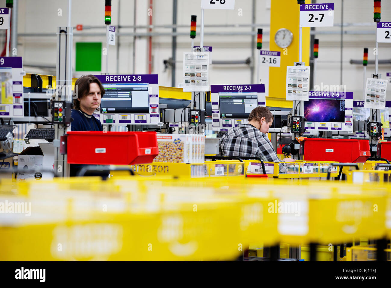 Distribution center of Amazon Poland WRO2 Stock Photo - Alamy