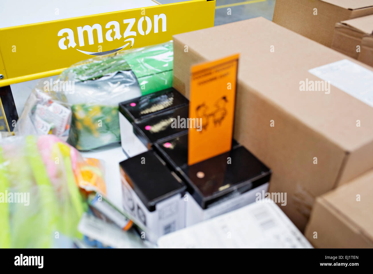 Distribution center of Amazon Poland WRO2 Stock Photo - Alamy