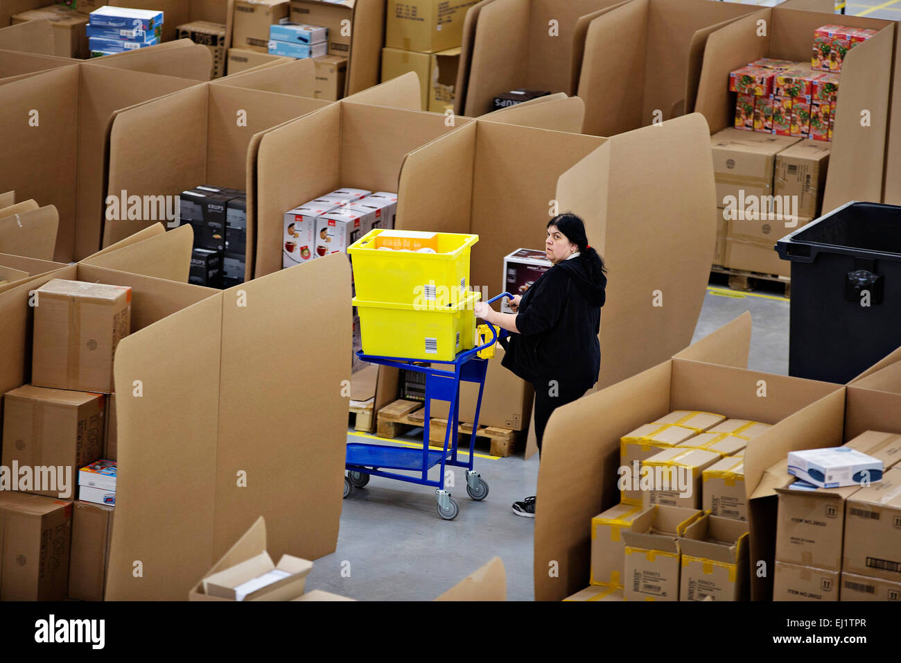 Distribution center of Amazon Poland WRO2 Stock Photo - Alamy