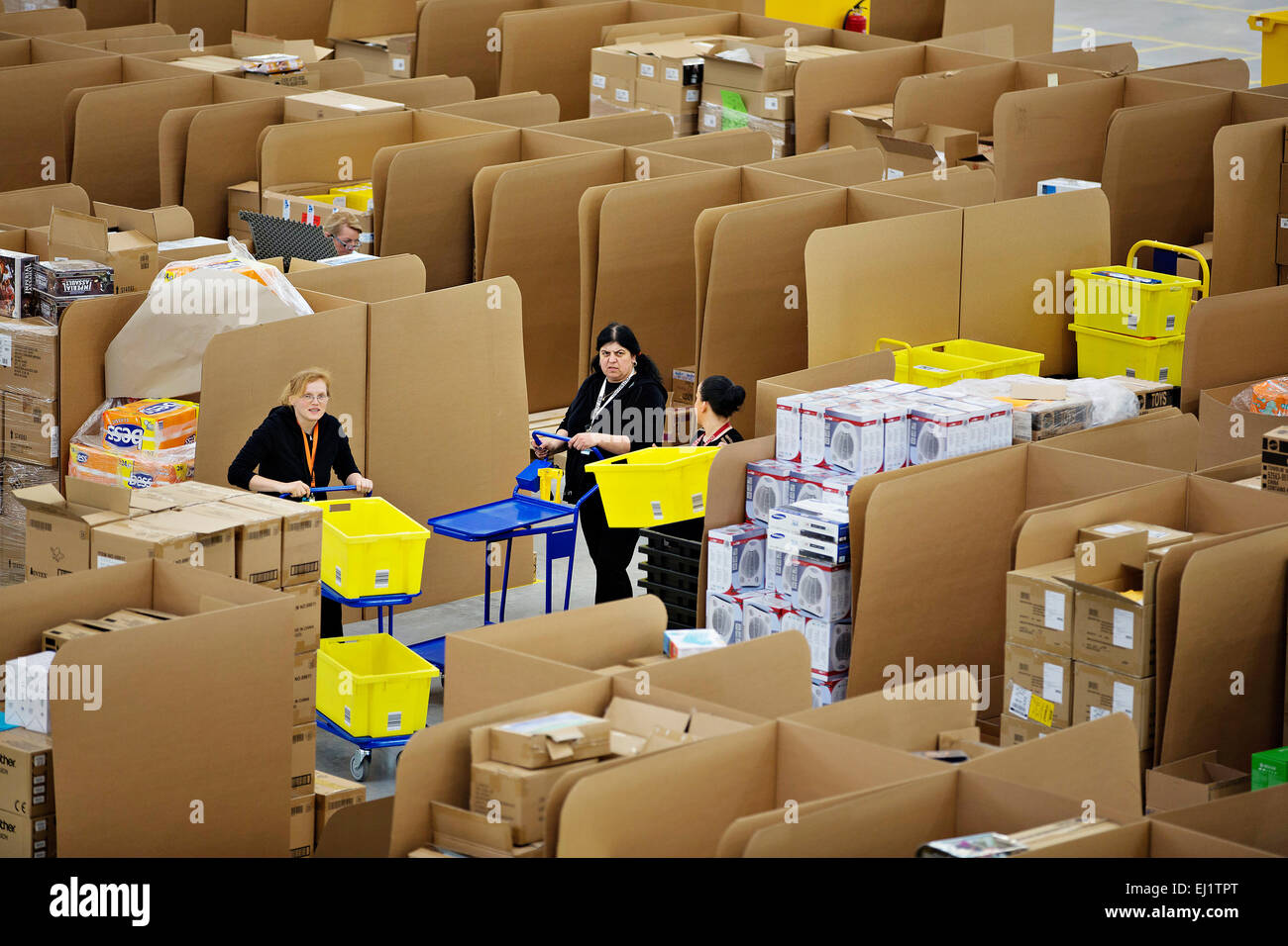 Distribution center of Amazon Poland WRO2 Stock Photo - Alamy