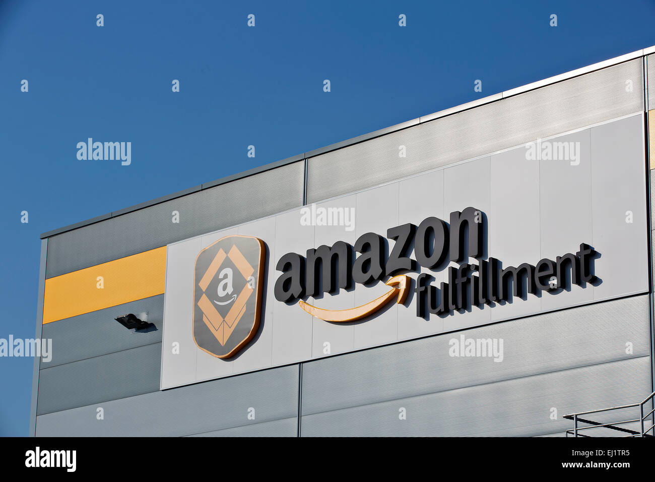 Distribution center of Amazon Poland WRO2 Stock Photo - Alamy
