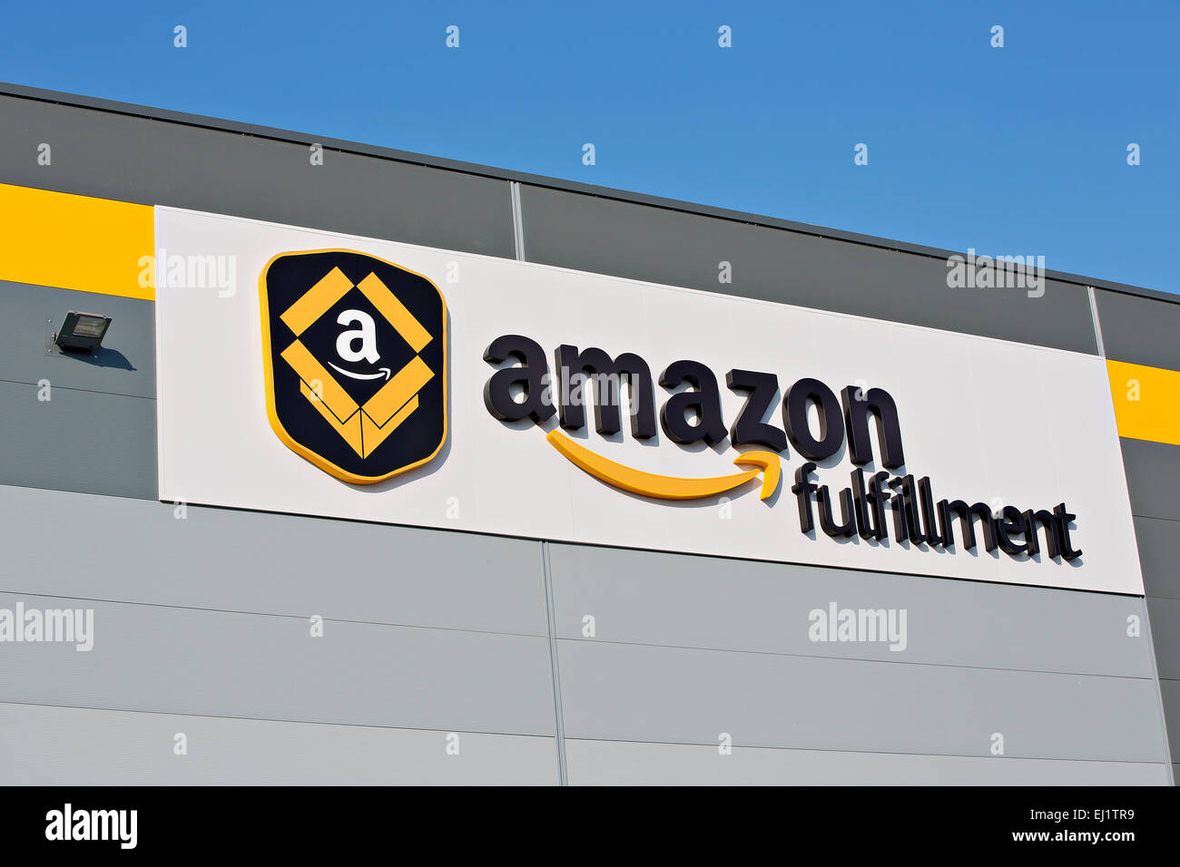 Distribution center of Amazon Poland WRO2 Stock Photo - Alamy