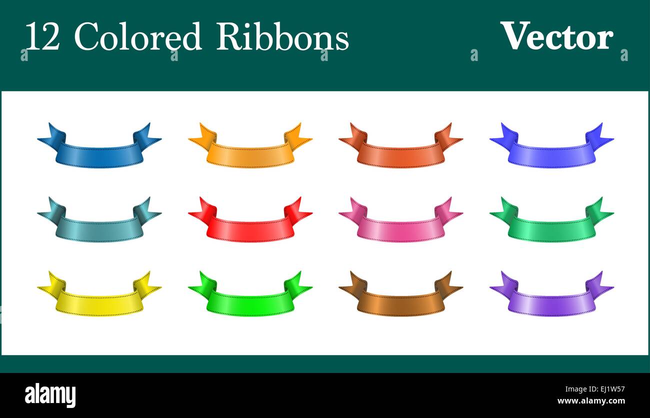 A set of twelve colorful classical banners Stock Vector Image & Art - Alamy