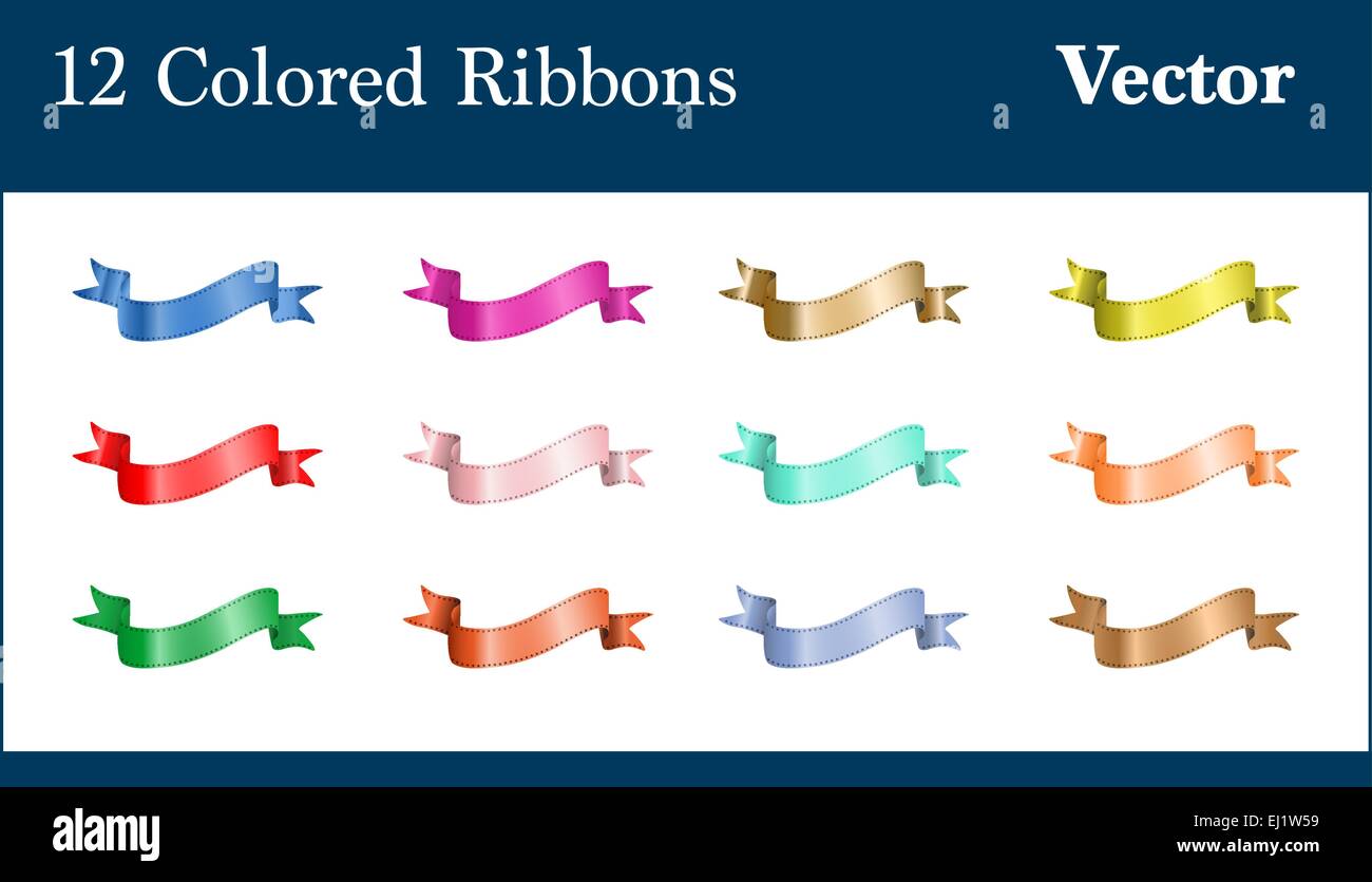 A set of twelve colorful classical banners Stock Vector Image & Art - Alamy