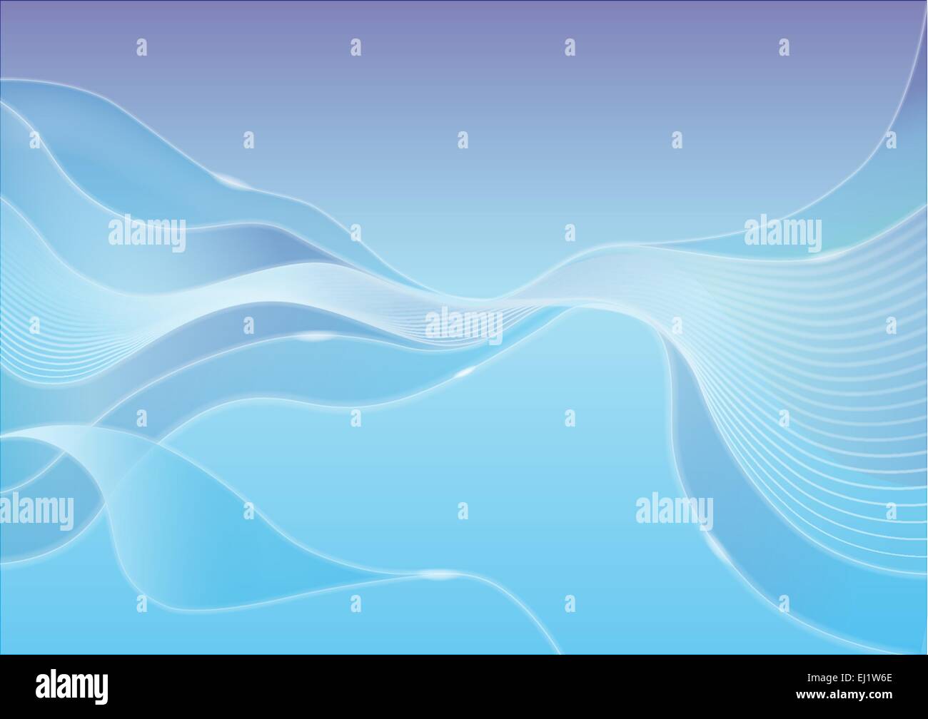 A vectorial background of soft and light blue waves Stock Vector Image ...