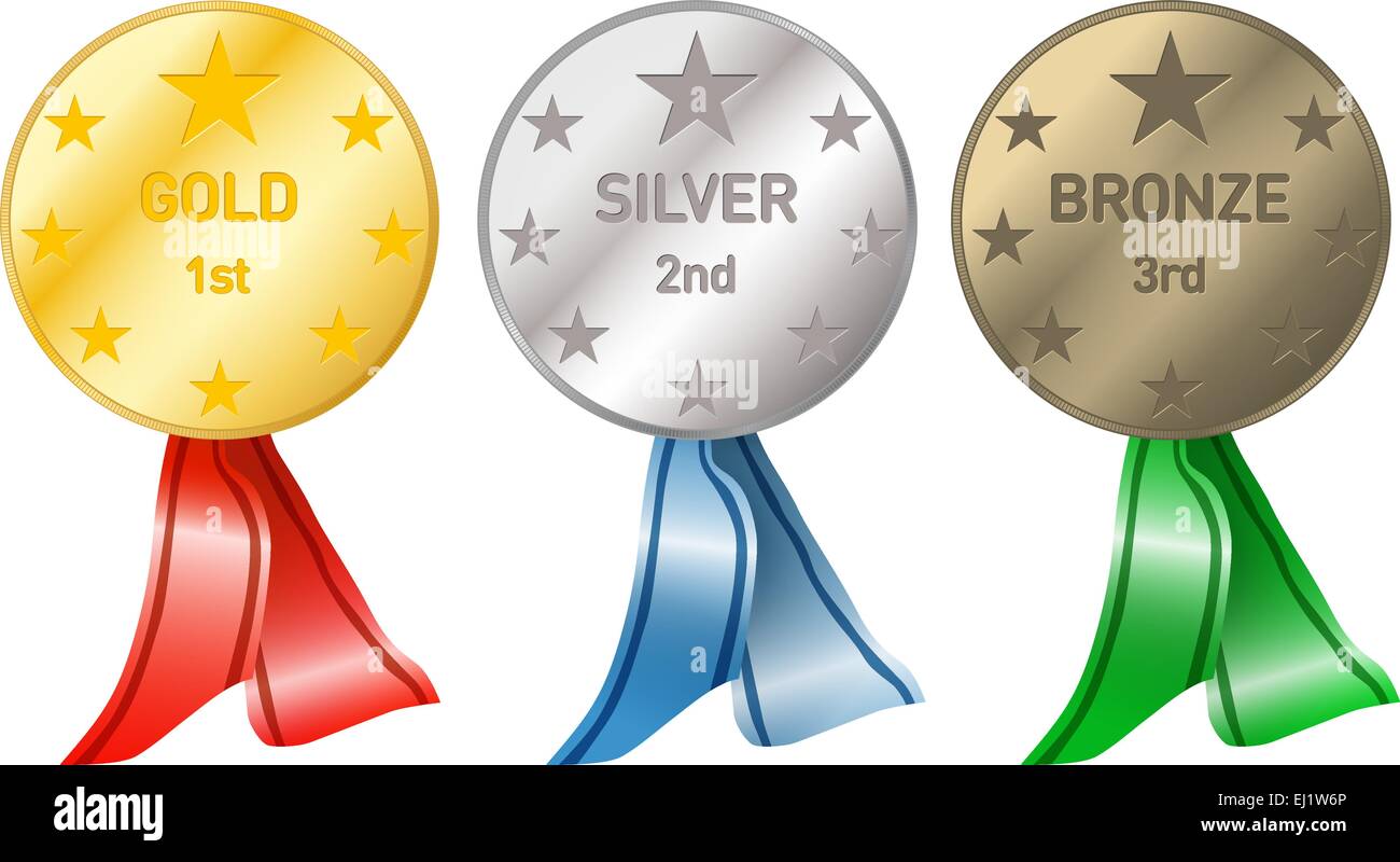 Silver gold red green Stock Vector Images - Alamy