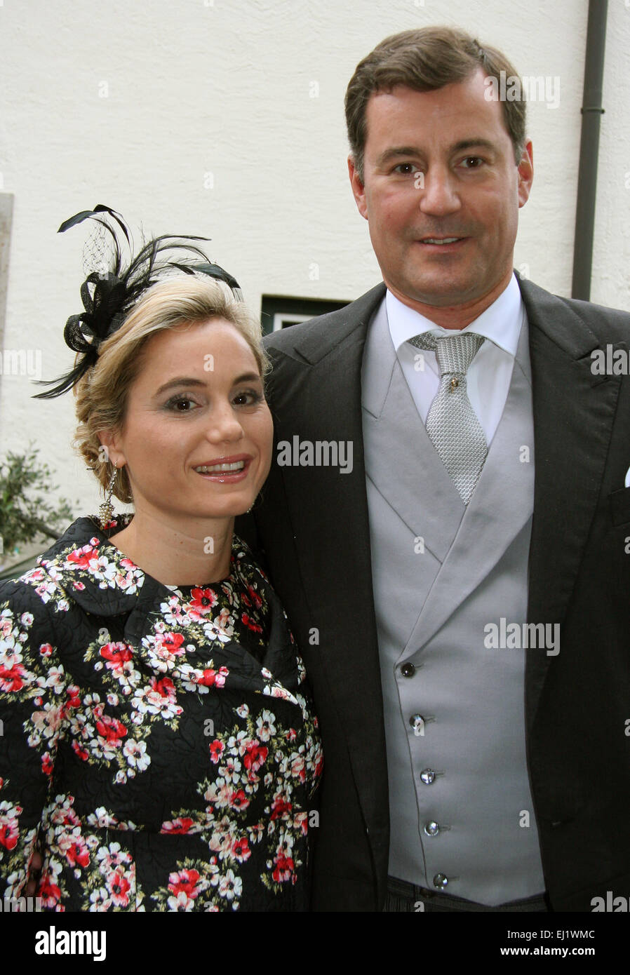 The wedding of Princess Maria Theresia of Thurn and Taxis and Hugo ...