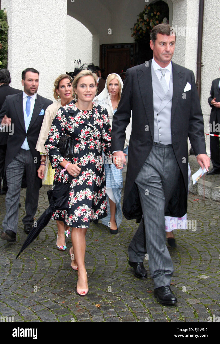 The wedding of Princess Maria Theresia of Thurn and Taxis and Hugo ...