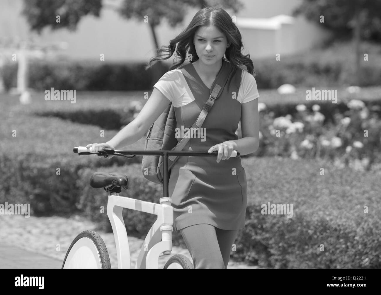 Futuristic bicycle Black and White Stock Photos & Images - Alamy