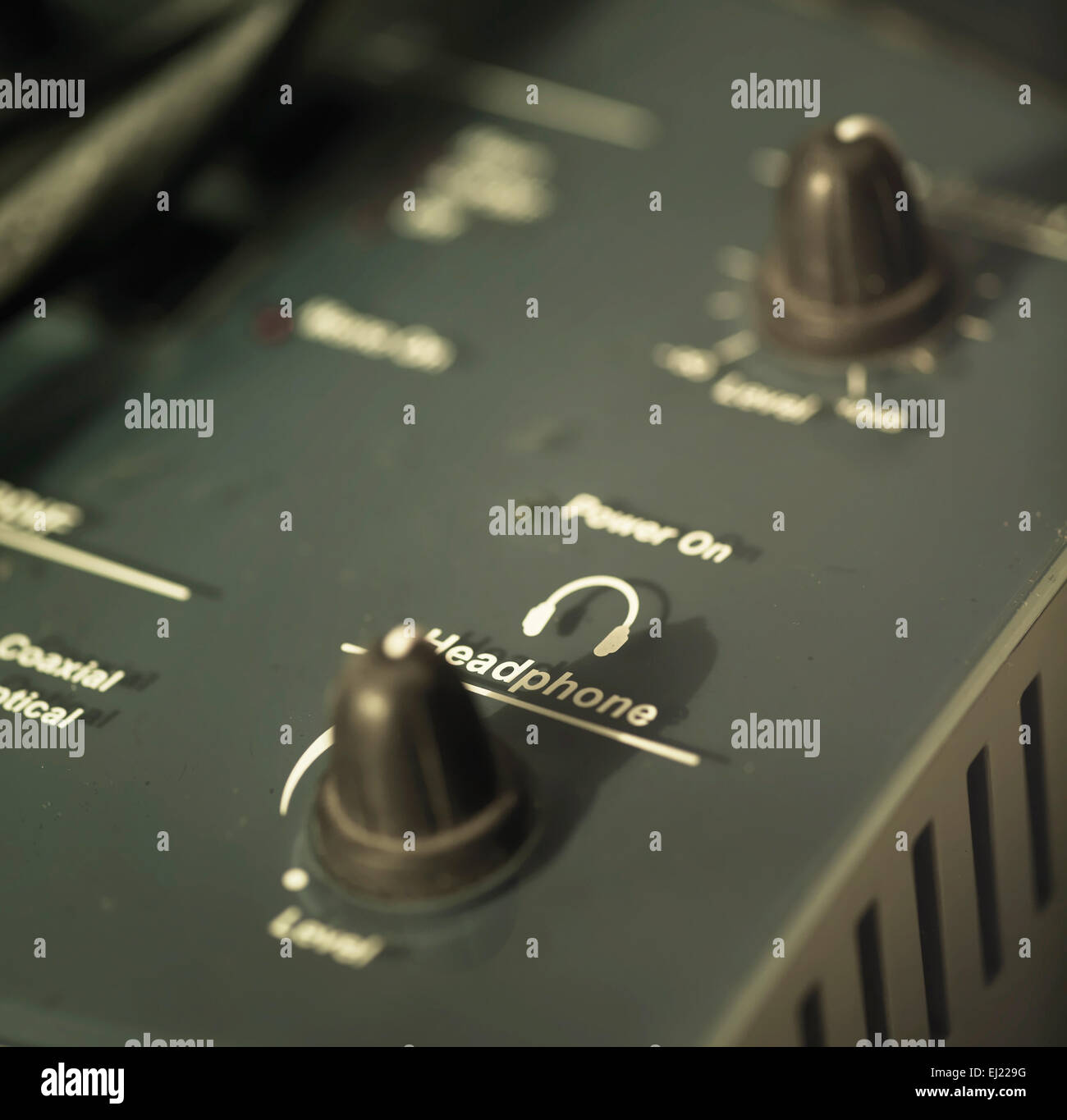 Output headphone hi-res stock photography and images - Alamy