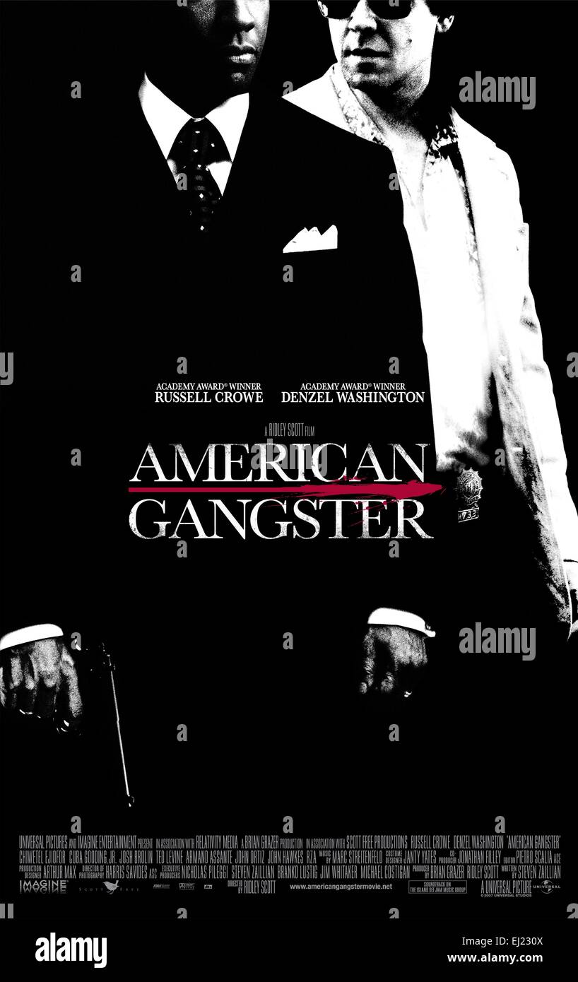American gangster poster hi-res stock photography and images - Alamy