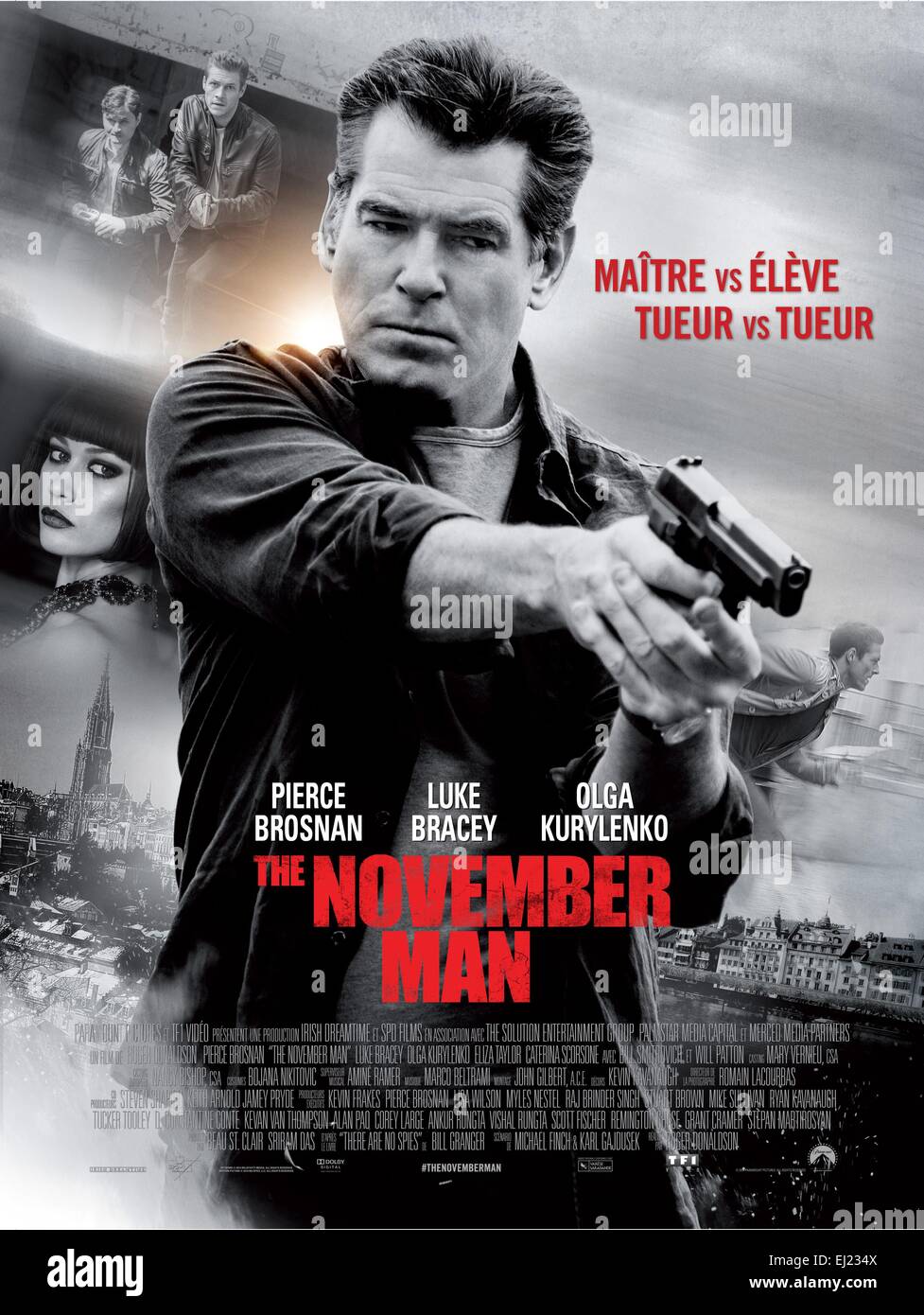 Roger donaldson pierce brosnan movie poster usa hi-res stock ...