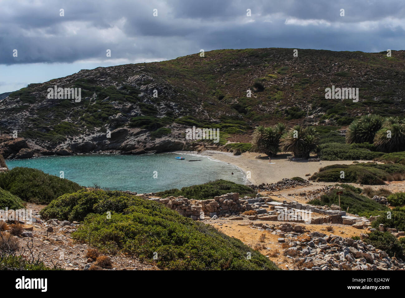 Exotic beaches - Itanos, Crete, Greece Stock Photo - Alamy
