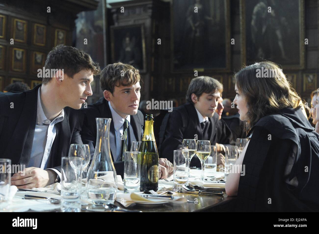 The Riot Club Year : 2014 UK Director : Lone Sherfig Max Irons, Sam ...