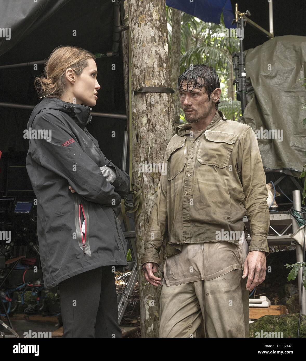 Angelina jolie unbroken set hi-res stock photography and images - Alamy