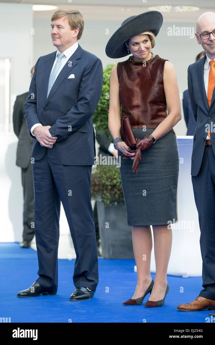 Lubeck, Germany. 19th Mar, 2015. King Willem-Alexander and Queen Maxima ...