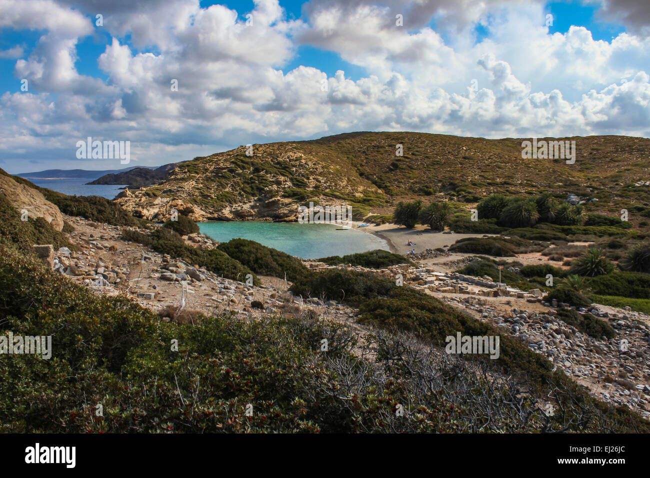 Exotic beaches - Itanos, Crete, Greece Stock Photo - Alamy