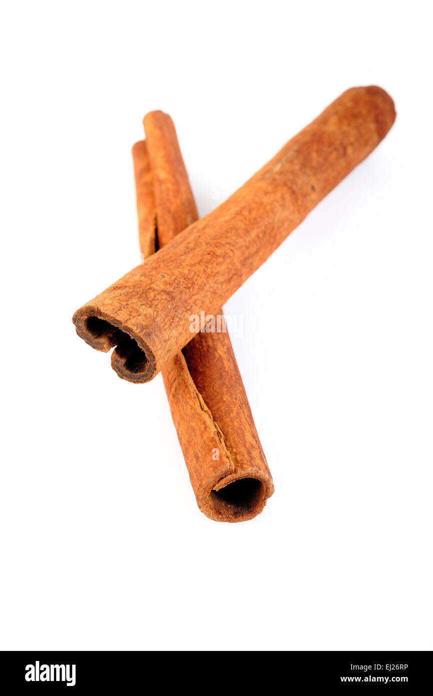 cinnamon stick spice isolated on white background Stock Photo - Alamy