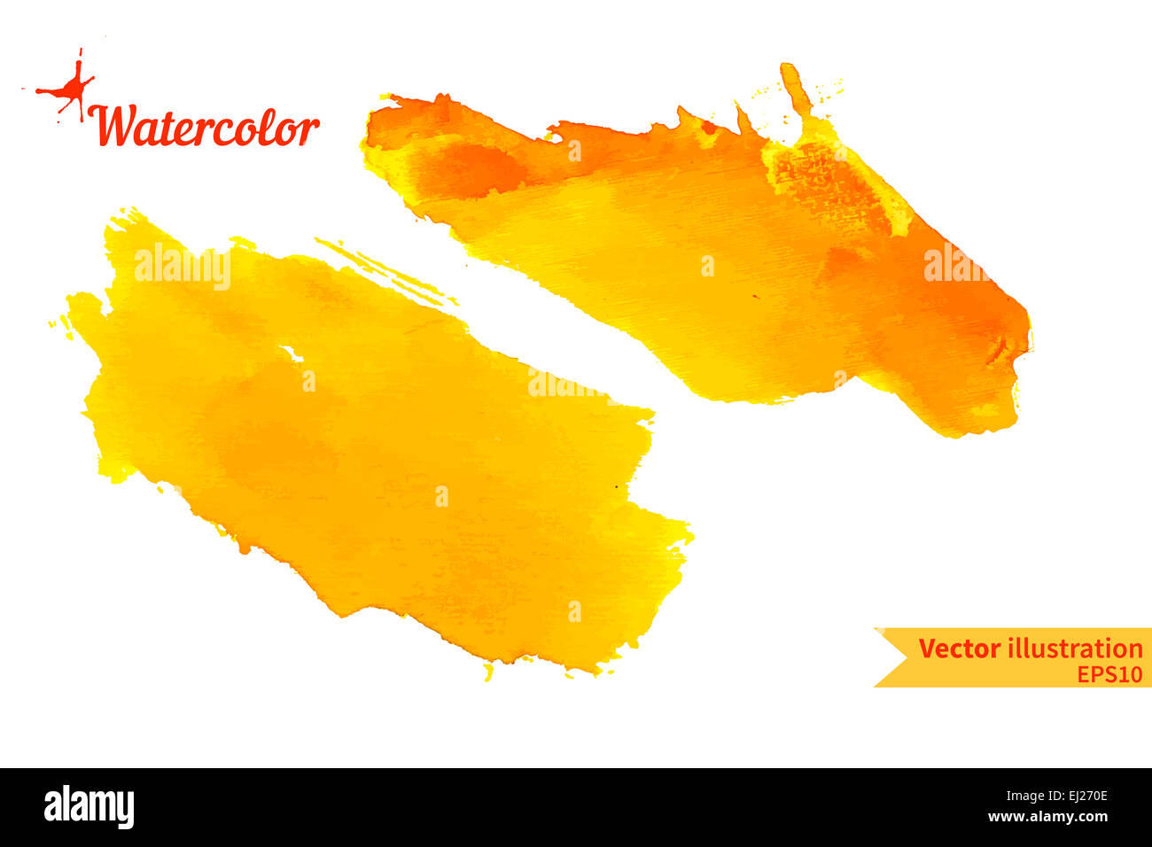 Watercolor Design Element Stock Photo - Alamy