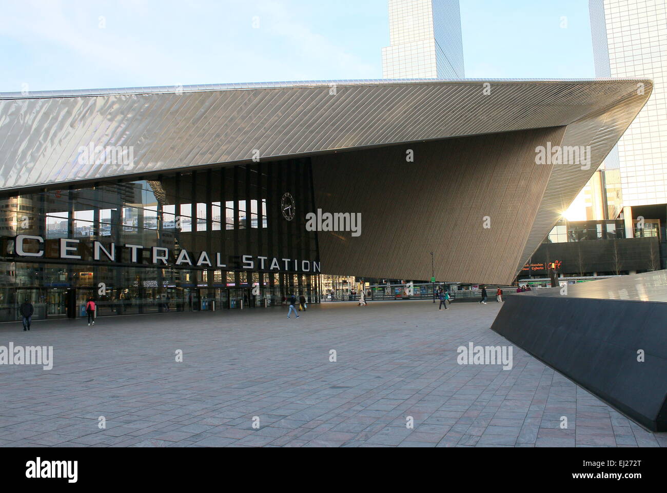 Rotterdam Centraal railway station, Rotterdam, The Netherlands Stock ...