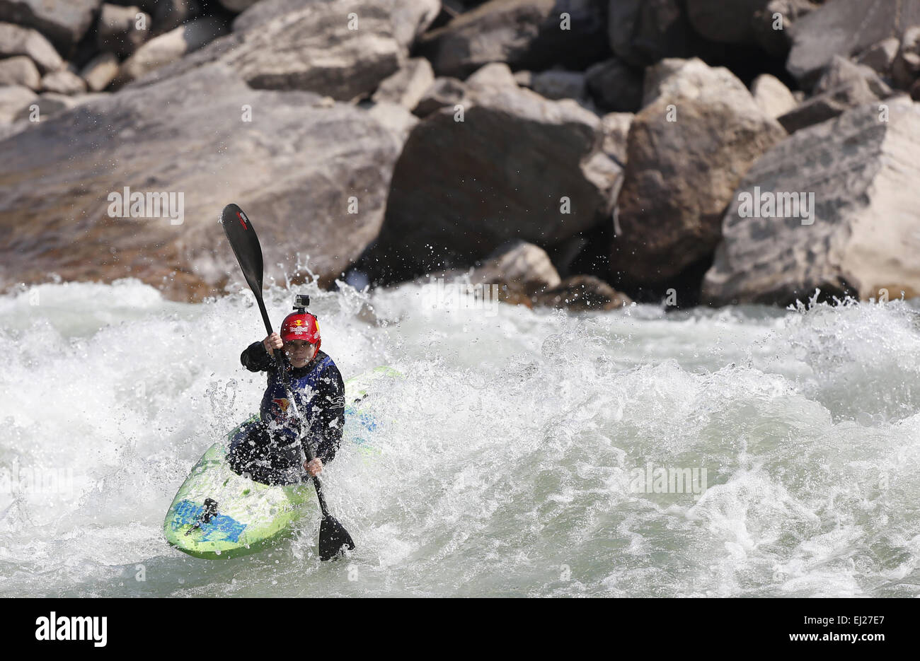 Nujiang, China's Yunnan Province. 20th Mar, 2015. China's Zou Yingying ...