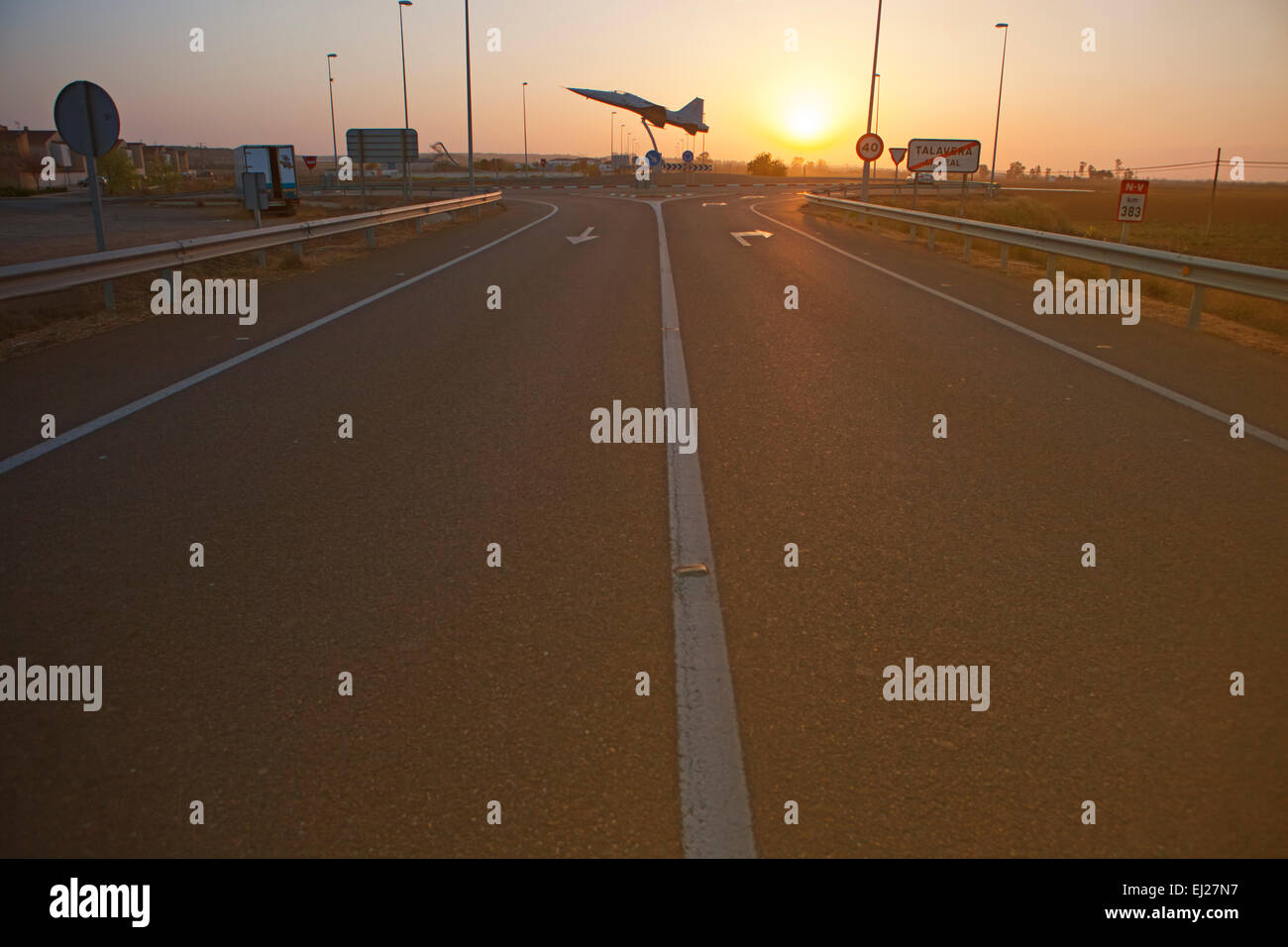 BADAJOZ, SPAIN - MARCH 13, 2015: Retired spanish CF-5 (CF-116 Freedom ...