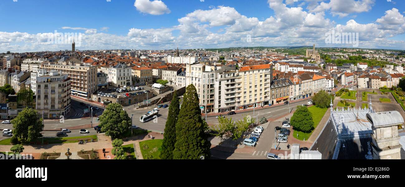 France, Haute Vienne, Limoges, general view of the town Stock Photo - Alamy