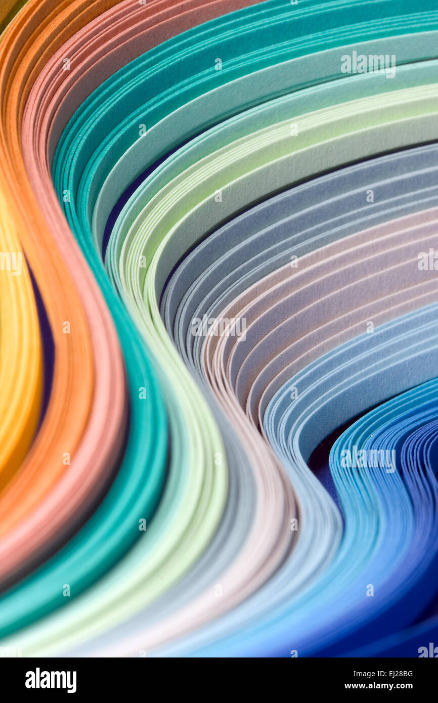 Abstract design filigree paper strips hi-res stock photography and ...